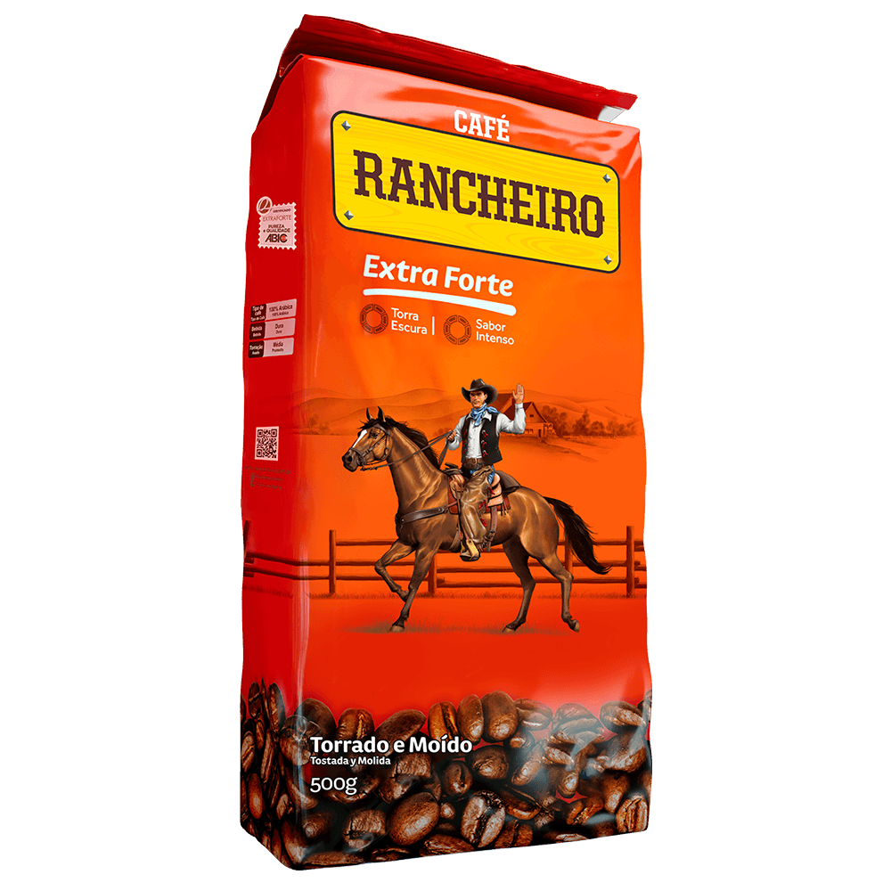 CAFÉ RANCHEIRO EXTRA FORTE VÁCUO 500G - Rancheiro