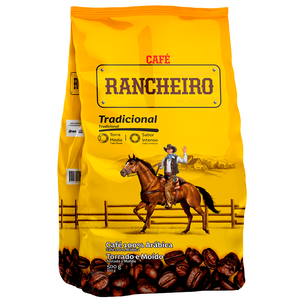 CAFÉ RANCHEIRO TRADICIONAL STAND PACK 500G - Café Rancheiro